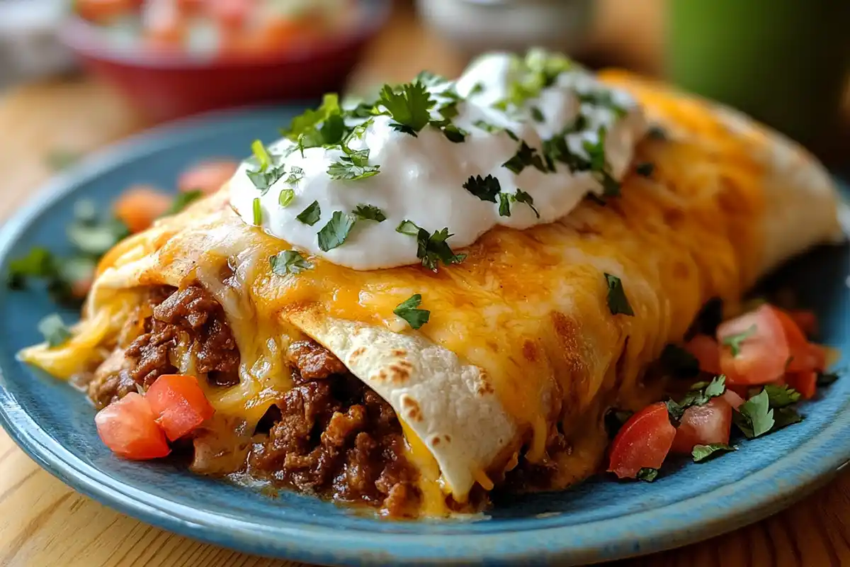 Beef and Cheese Chimichanga Recipe: Crispy, Cheesy Delight - TastyHunger