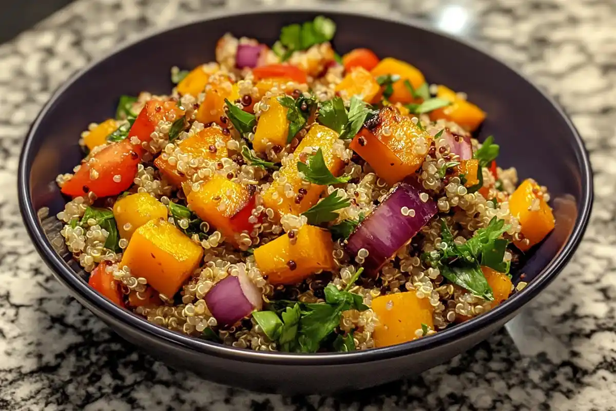 Pumpkin Quinoa Salad Recipe | Healthy, Flavorful, and Easy - TastyHunger