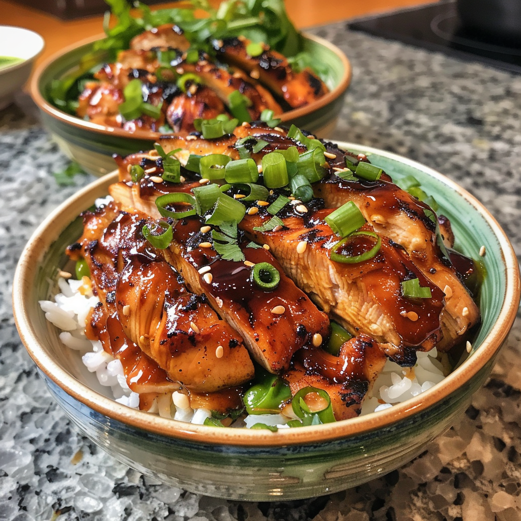 Sticky Chicken Rice Bowls – Easy, Flavorful, High-Protein Meal