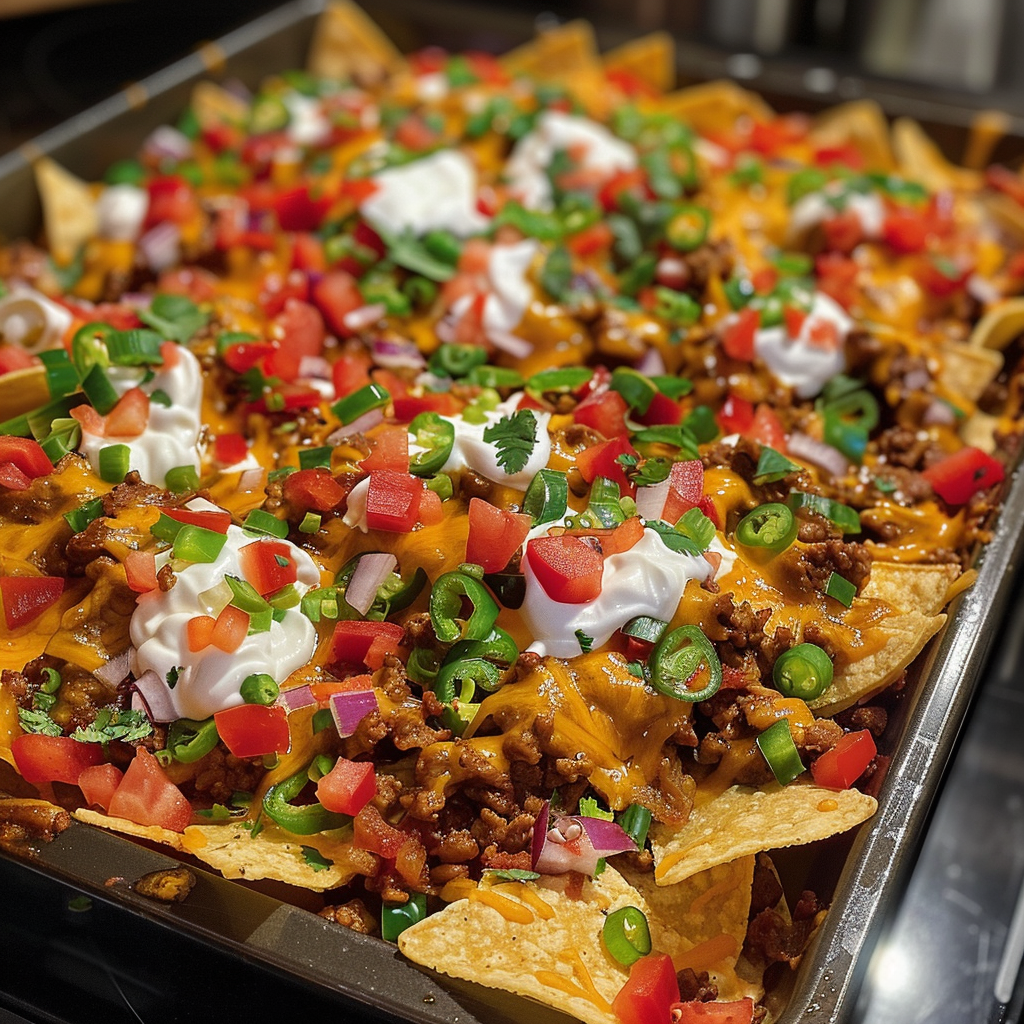 Ultimate Loaded Nachos Recipe for Game Day or Parties